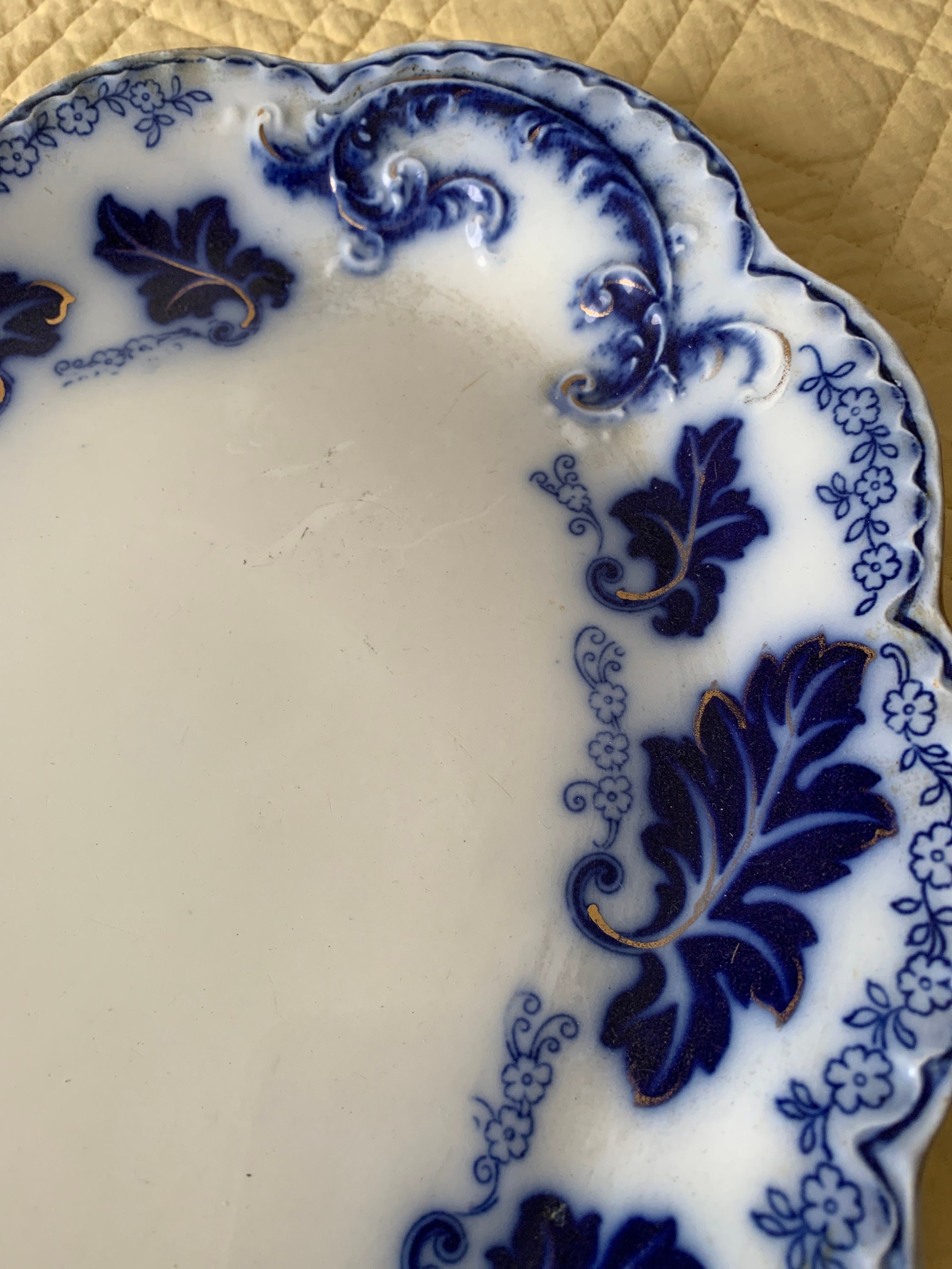 Flow Blue Platter - Etsy