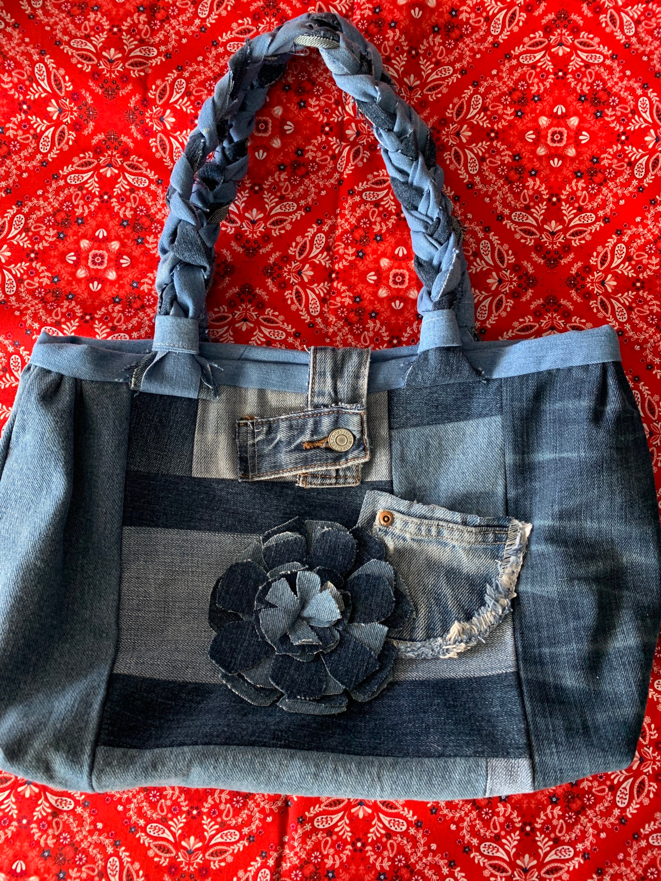 Denim Bag - Etsy