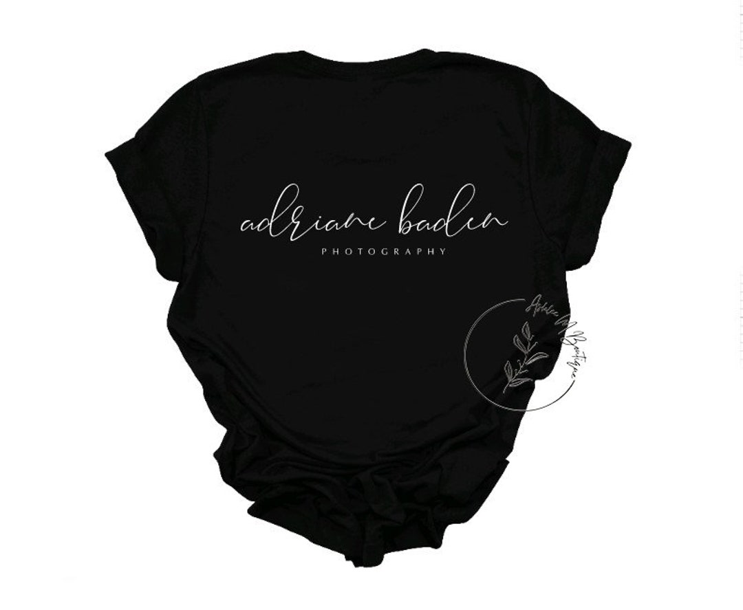 Add Logo on Back of T-shirt - Etsy