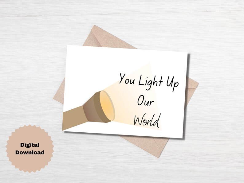 Teacher Appreciation Printable Card, Teacher Appreciation Digital Card ...