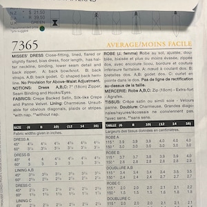 Vintage Vogue 7365 Cocktail Halter Bias Cut Backless Dress Downloadable ...