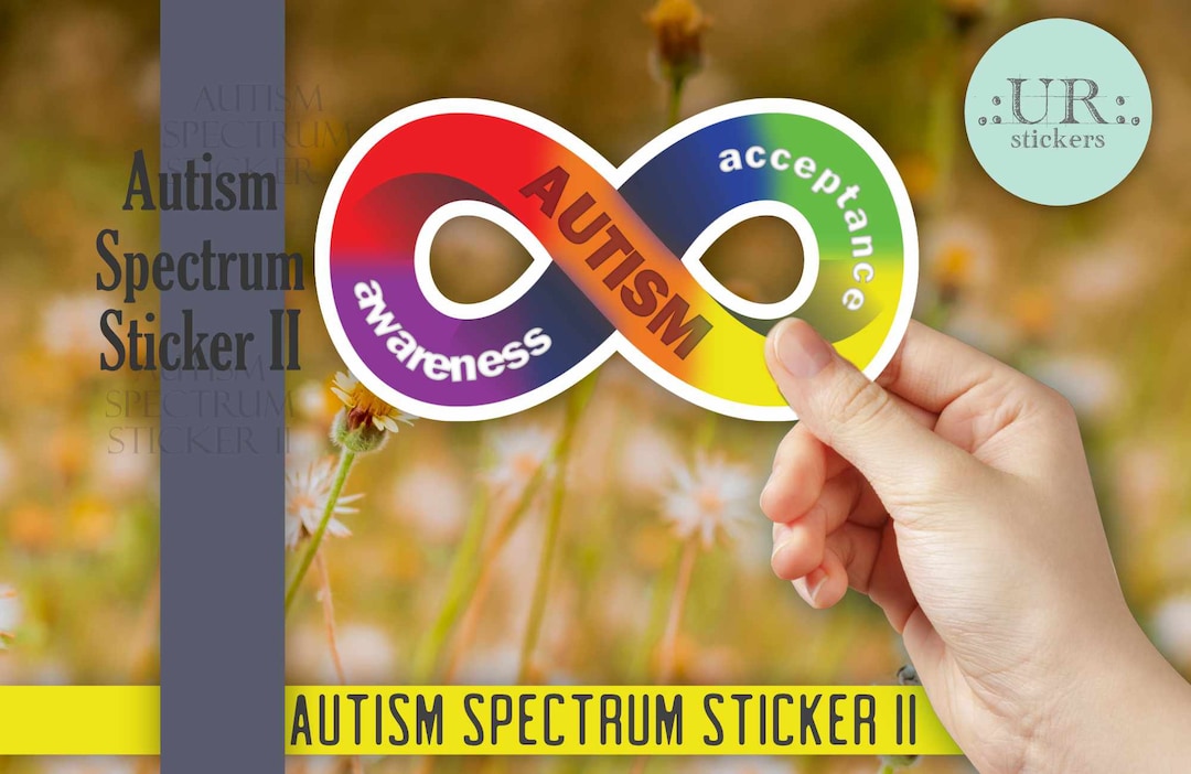 Autism Acceptance Awareness Sticker - Autism Sticker - Autism Awareness ...