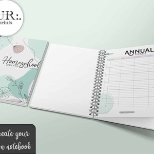 Undated Printable Homeschool Planner, Printable Planner, Lesson Planner ...