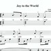 Joy to the World Easy Piano, Beginner Christmas Piano, Joy to the World ...