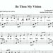 Be Thou My Vision Hymn, Easy Piano Solo Sheet Music (digital ...