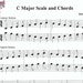 C Major Scale Easy Piano, Beginner Piano, Easy Piano Sheet Music, Easy ...