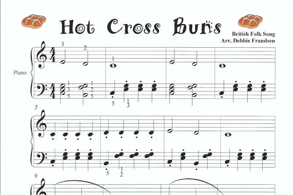 Recorder Songs Hot Cross Buns