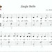 Jingle Bells Piano Sheet Music, Easy Beginner Christmas Song, PDF ...