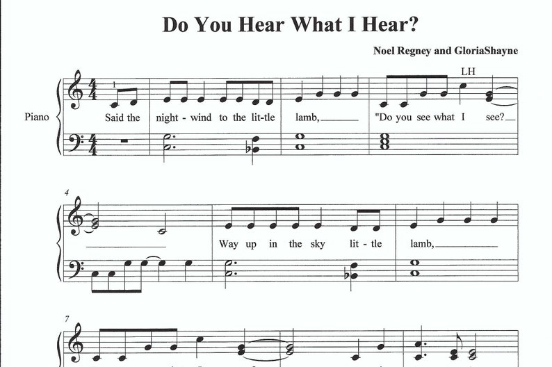 Frosty the Snowman Piano Sheet Music, Fun, Easy, Let's Play Music, Easy ...