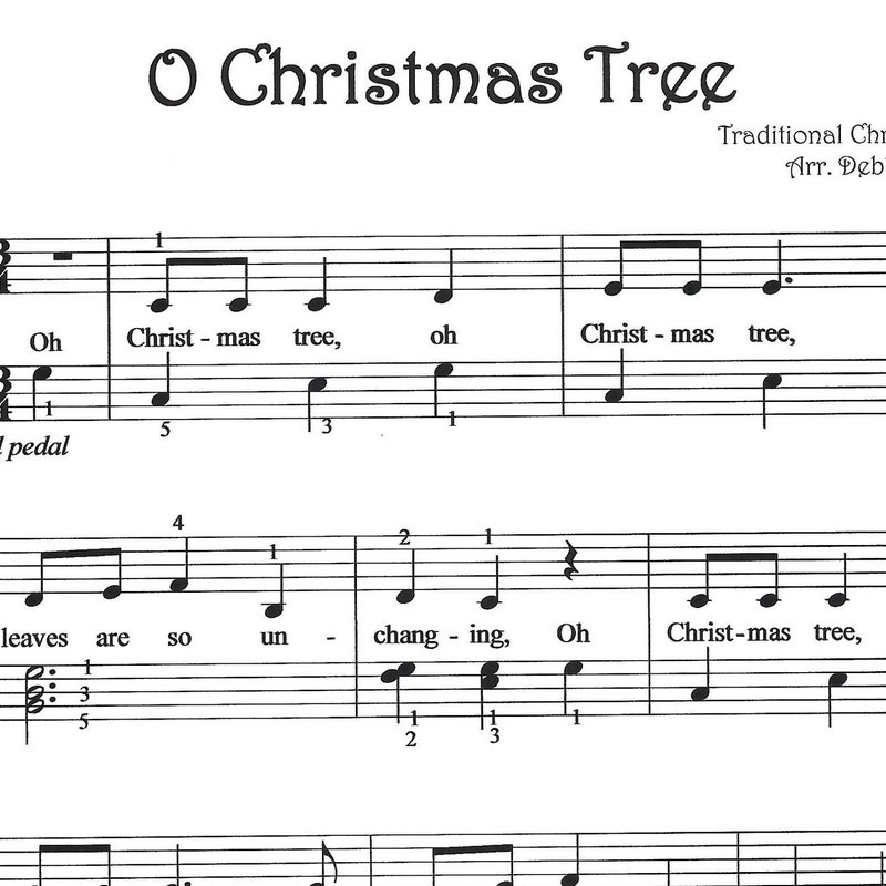 Christmas Music Sheets - Etsy