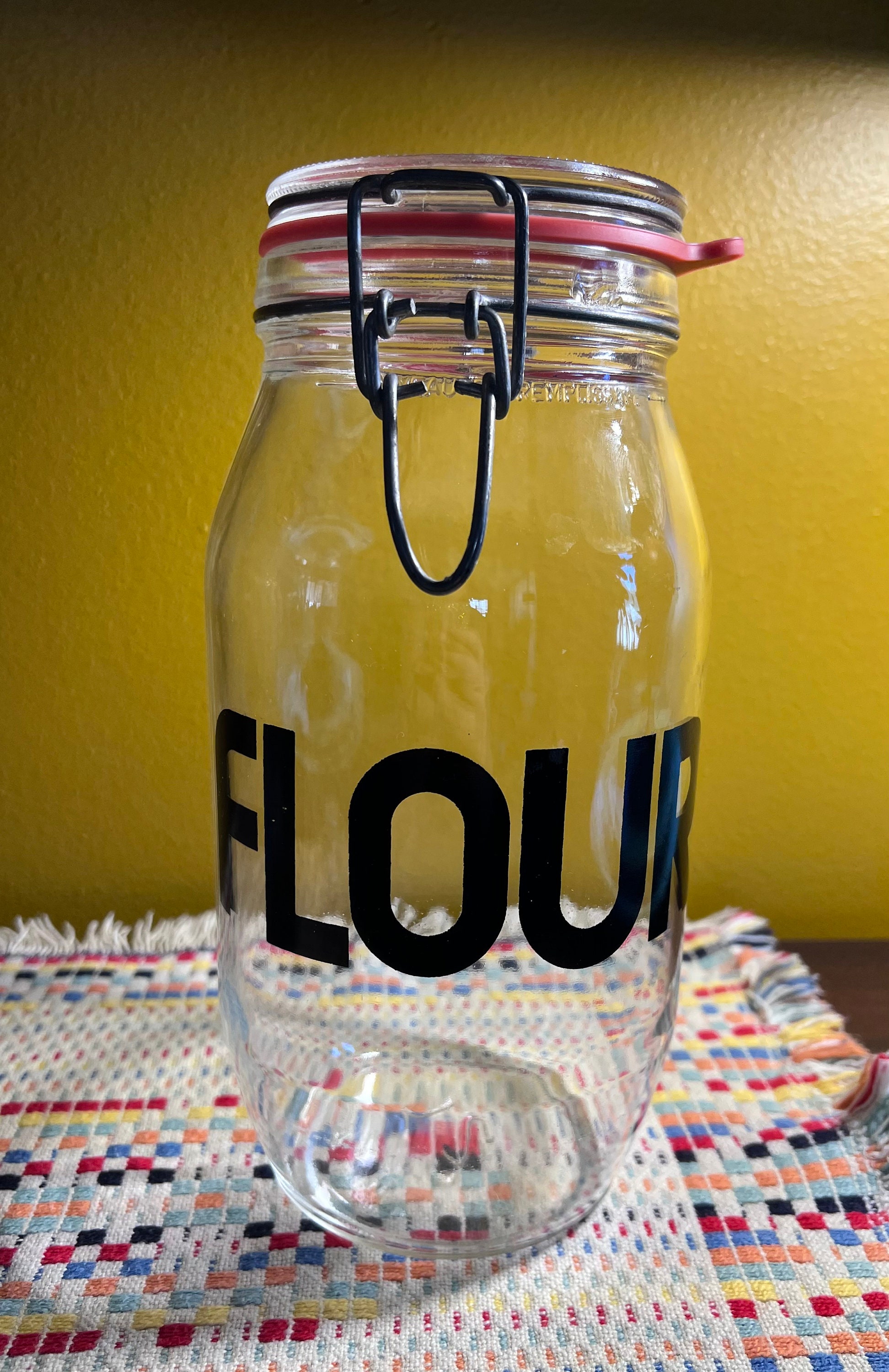 Vintage Glass Storage Jars Graphic Typography: Coffee - Etsy