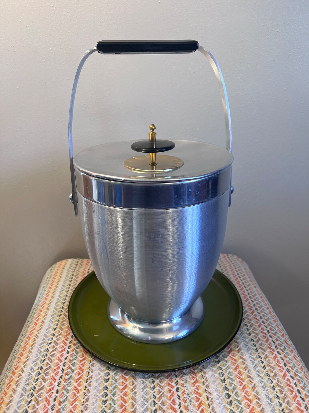 Vintage Kromex Midcentury Modern Atomic Ice Bucket - Etsy