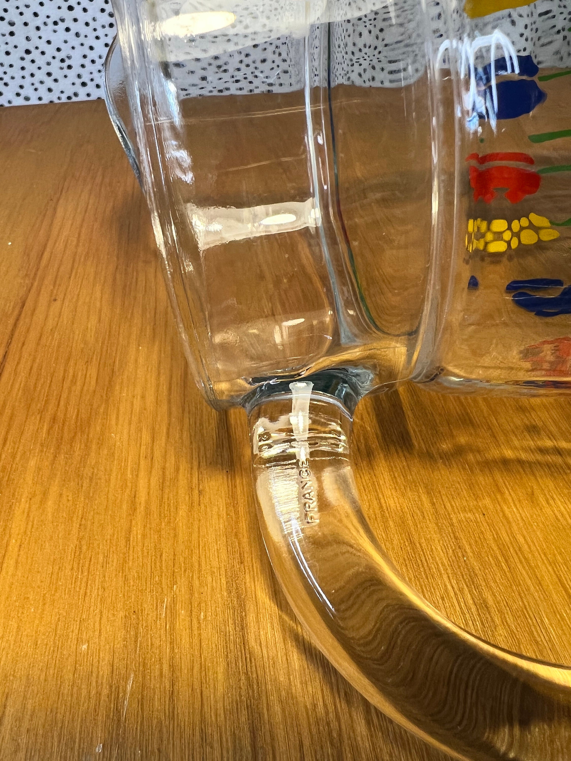 Vintage Glass D’arques-durand Luminarc Spring Garden Pitcher Tulips - Etsy