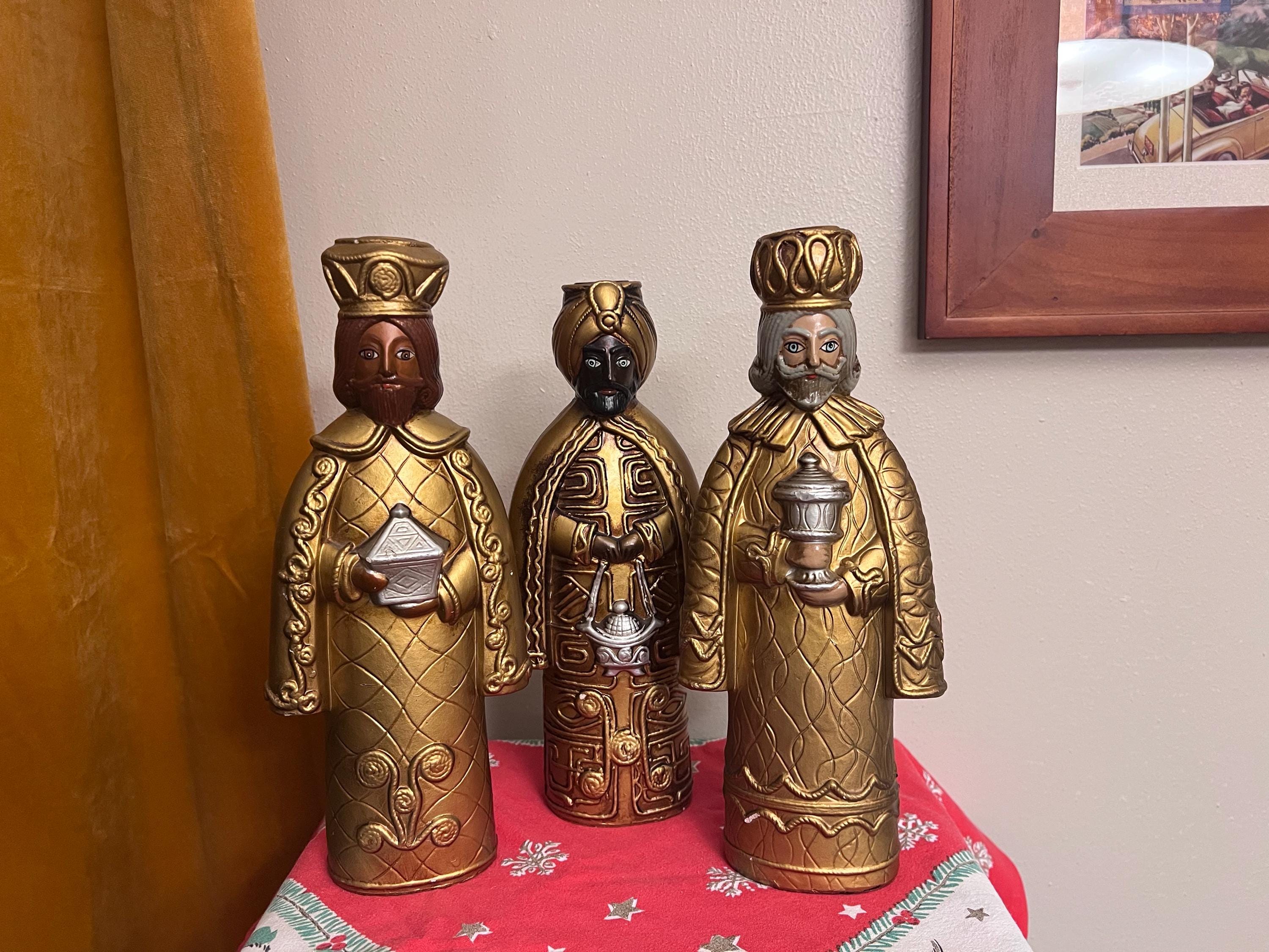 Vintage Three Wise Men Candleholders, Made in Japan - Etsy