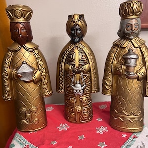 Vintage Three Wise Men Candleholders, Made in Japan - Etsy