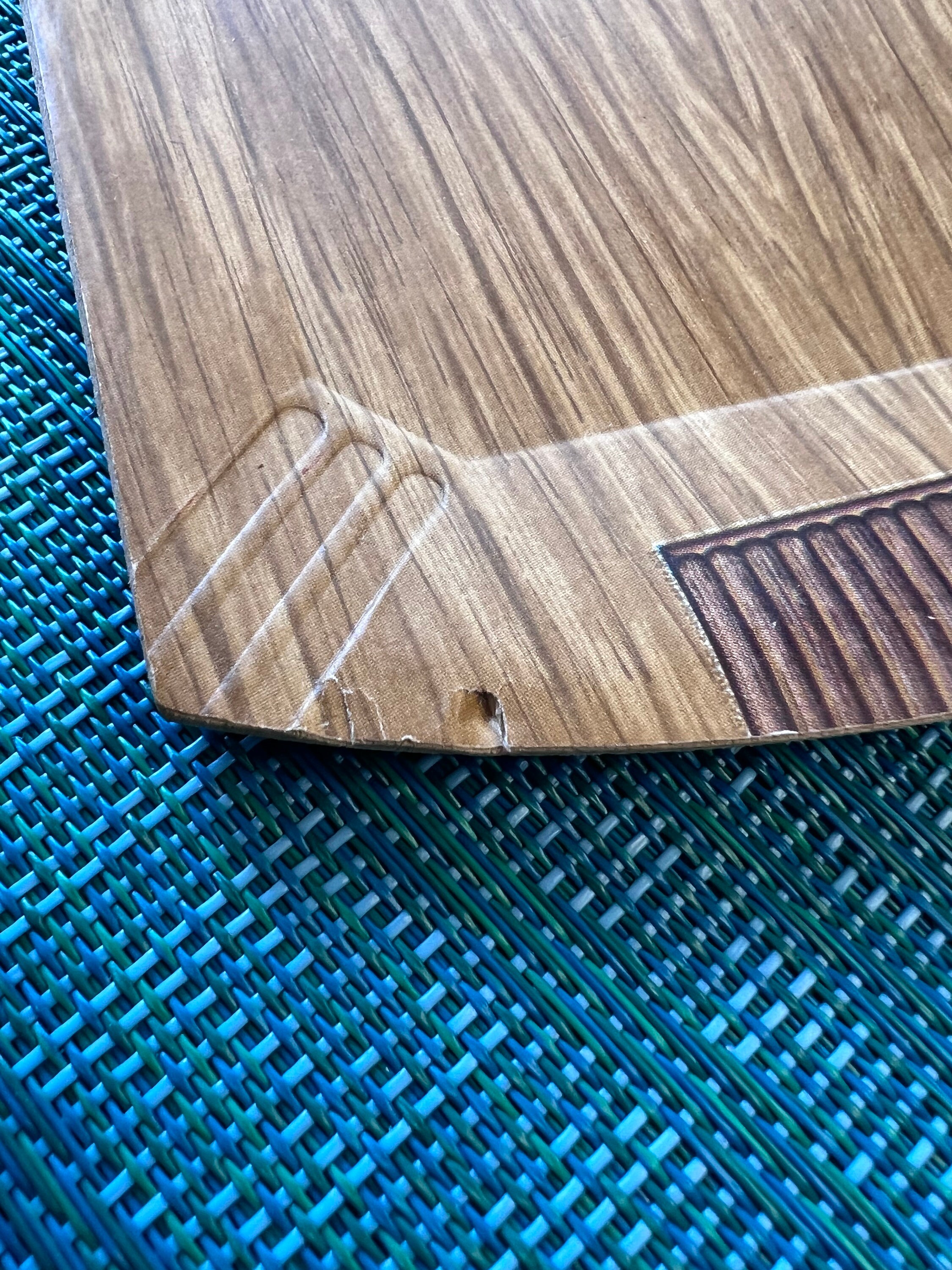 Vintage Hasko Trays-set 4- Floral Wood Covered With Lithographed Paper ...