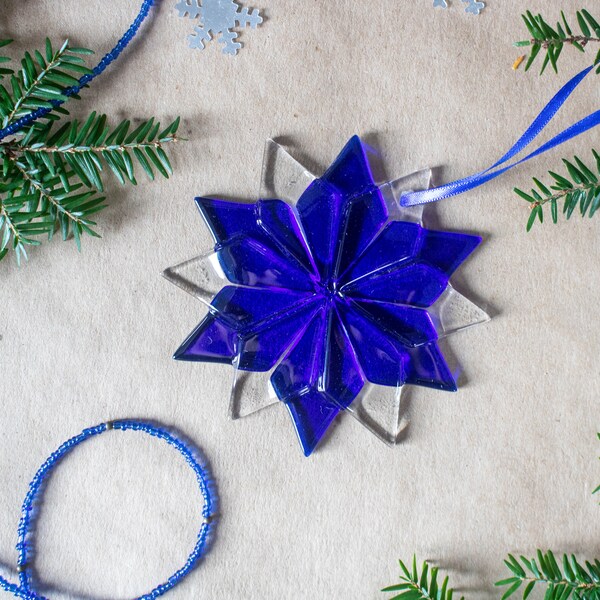 Fused Glass Star - Etsy