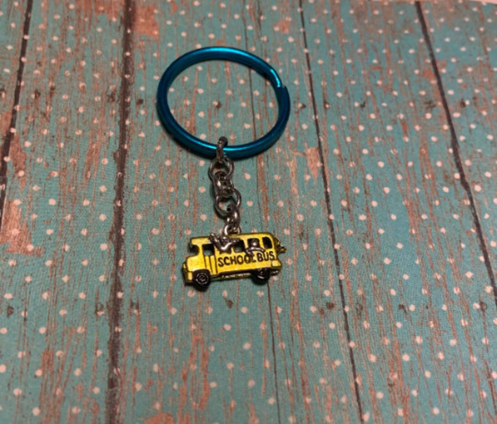 School Bus Driver Keychain : School Bus With Kids Jewelry - Etsy