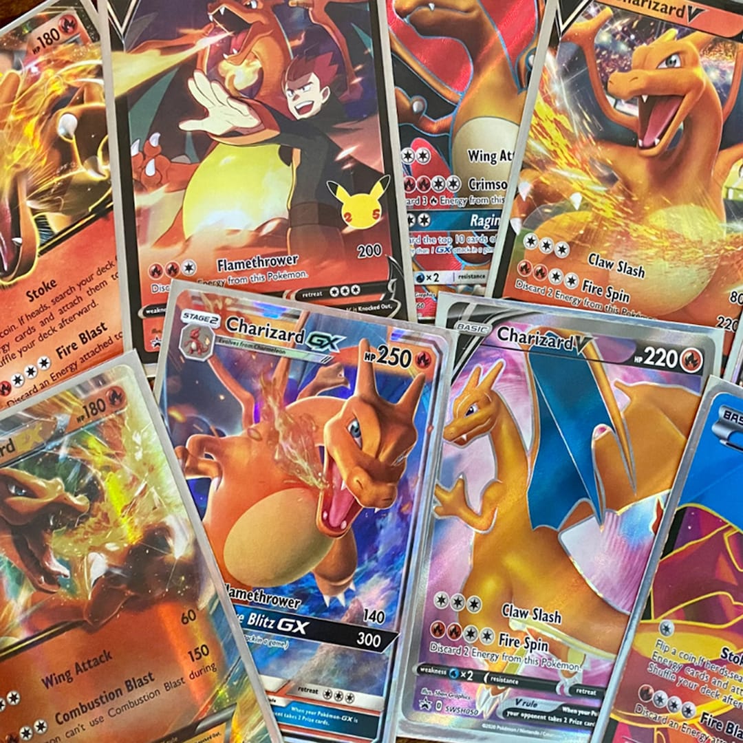 50 Card Ultra Rare Pokemon Pack Charizard GUARANTEED Holos Great ...