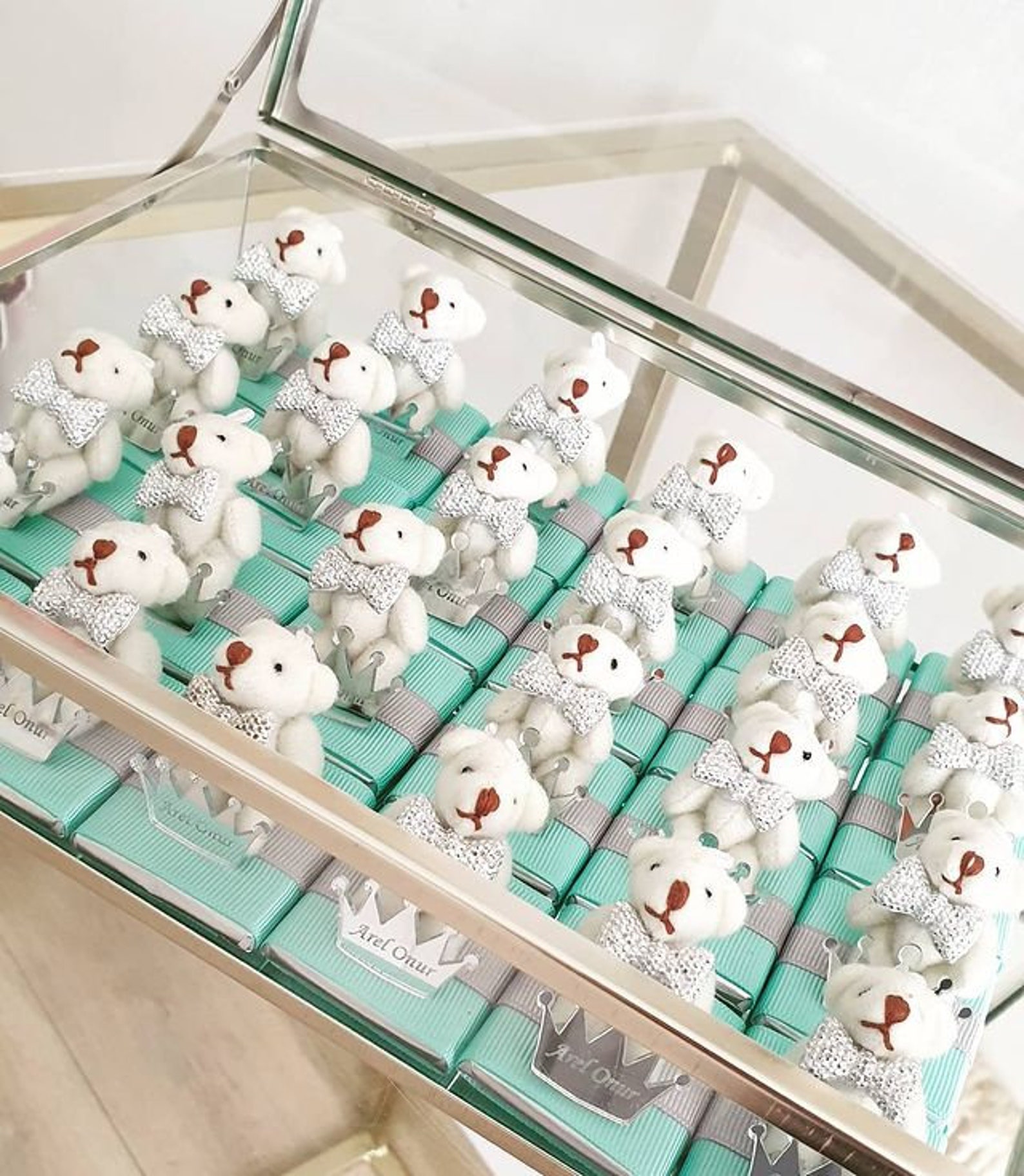 50pcs Teddy Bear Chocolate Gift Box Baby Shower Chocolate - Etsy