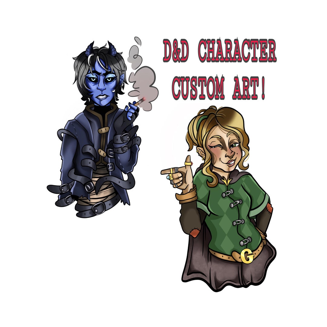 Custom DND Character Art - Etsy