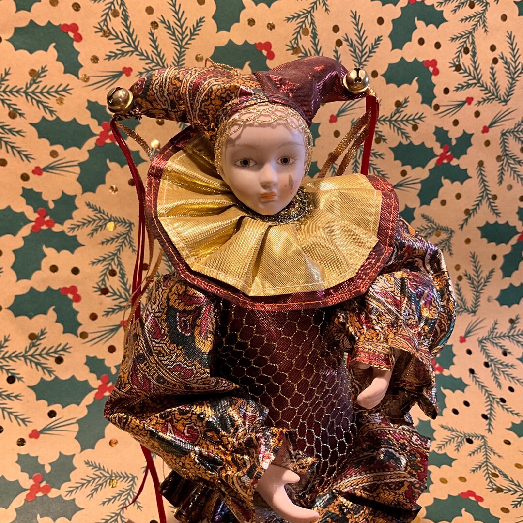 Jester Porcelain Doll - Etsy