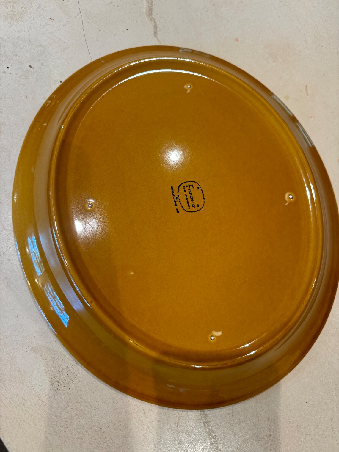 Franciscan Earthenware Platter EUC in Creole Rust - Etsy