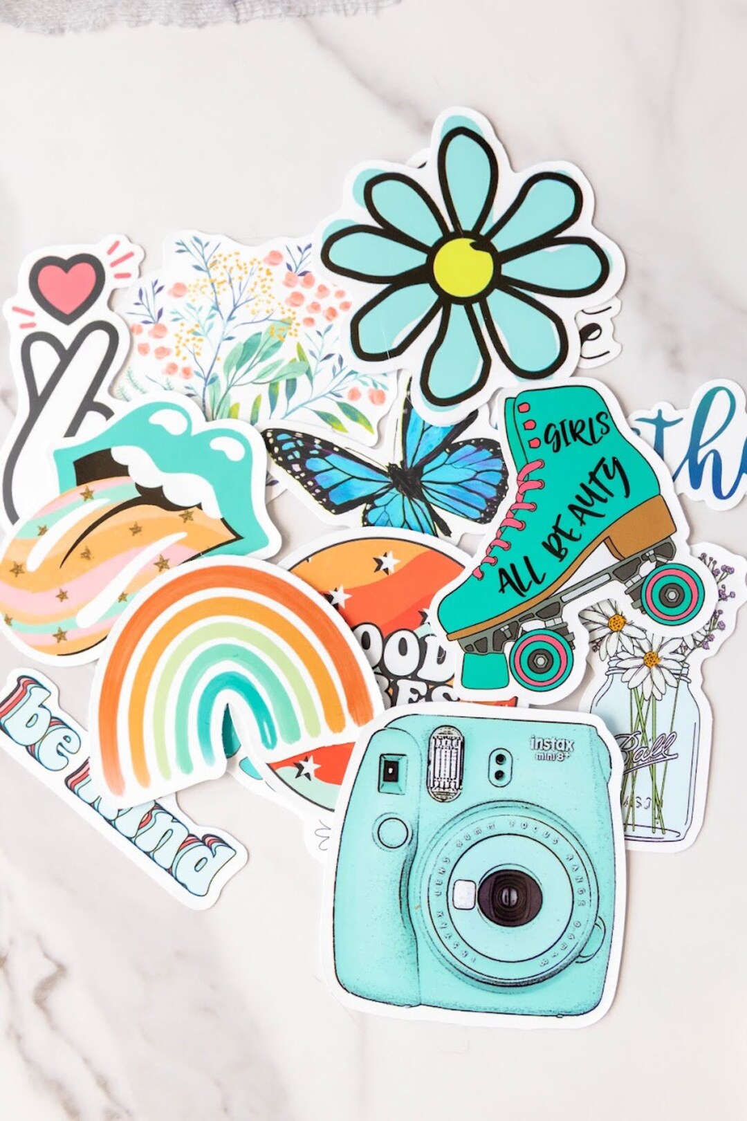 Blue Sticker Pack - Etsy