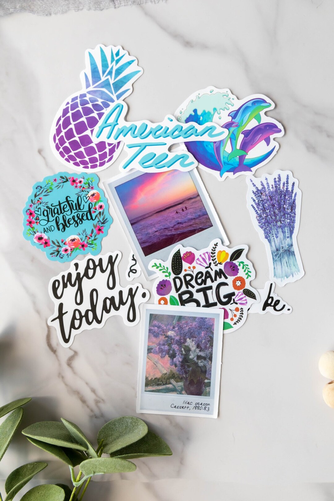 Blue/purple Sticker Pack - Etsy