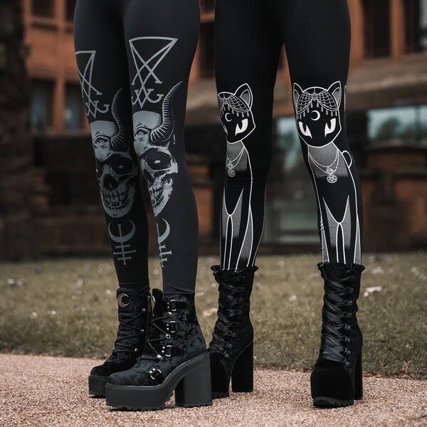 Cat Leggings - Etsy