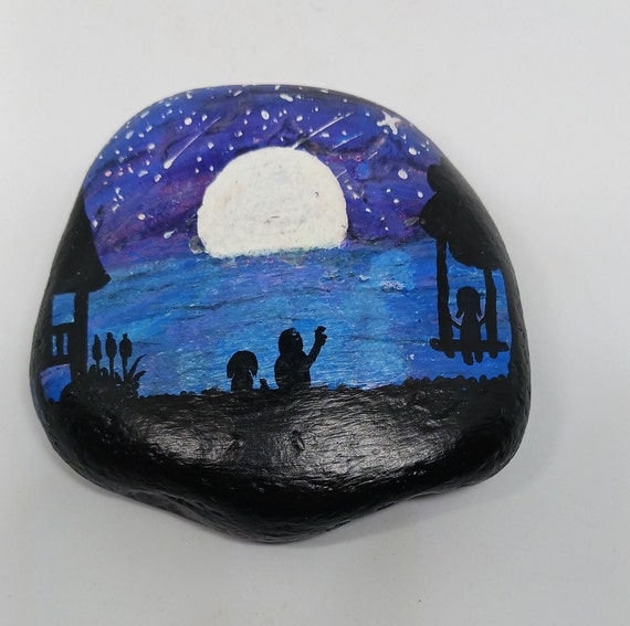 Lake Rock Painting
