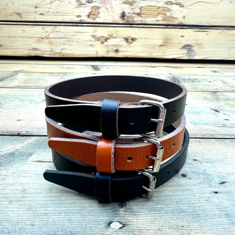 Leather Strap Wicker Basket - Etsy