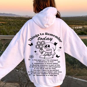 Trendy Oversized Hoodie, Self Love Motivational Hoodie, Oversized ...