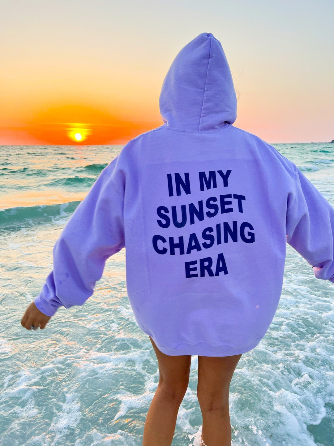 In My Sunset Chasing Era Hoodie | Trendy College Shirt | Comfort Colors ...