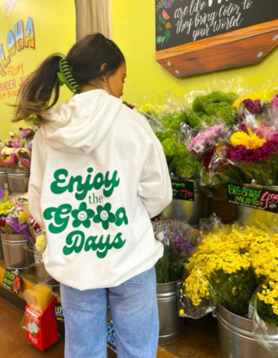 Good Days Sweatshirt, Sorority Sweatshirt, Oversize Hoodie, Vsco Hoodie ...