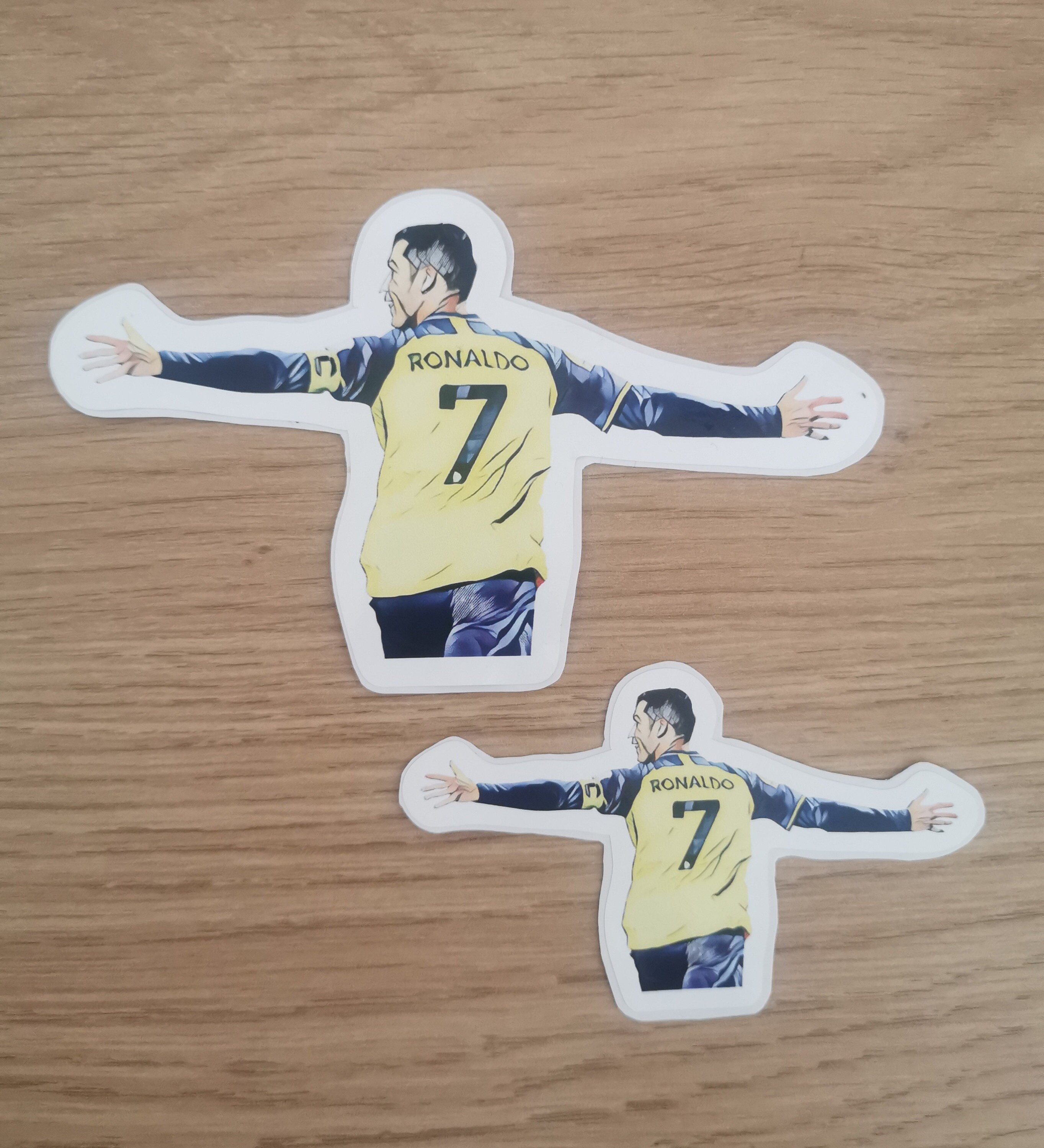 Cristiano Ronaldo HQ Sticker 2 Pieces - Etsy