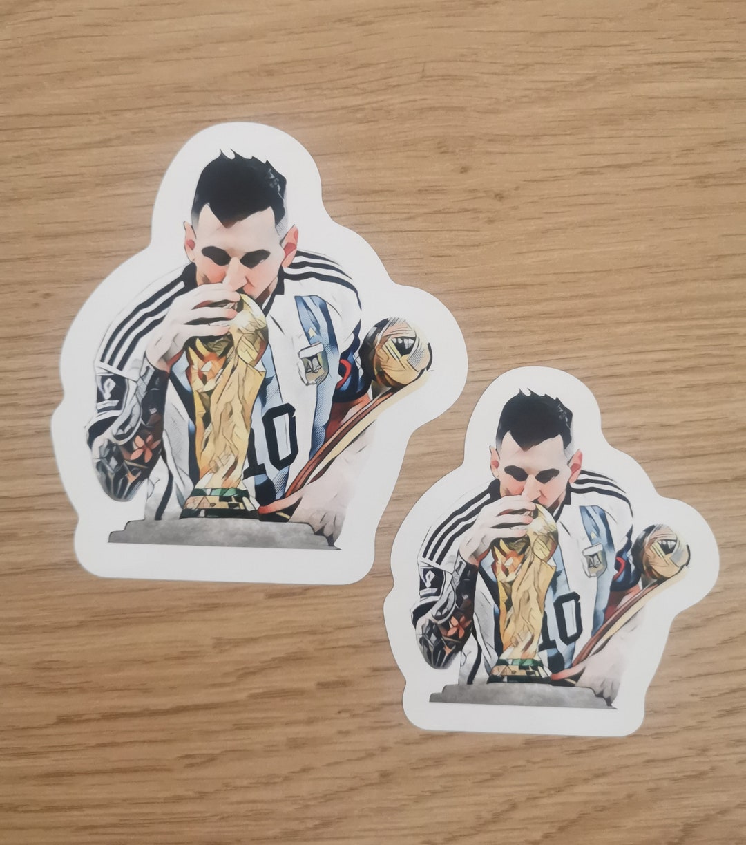 Leo Messi HQ Sticker 2 Pieces - Etsy