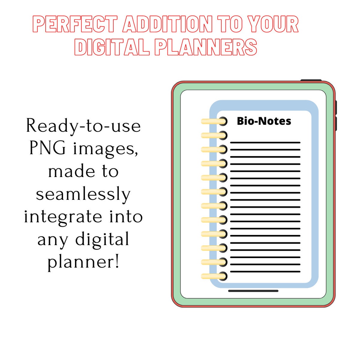 Digital Binder Rings for Digital Planners and Digital Notebooks Digital ...