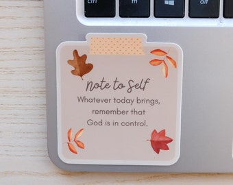Note to Self Sticker - Etsy