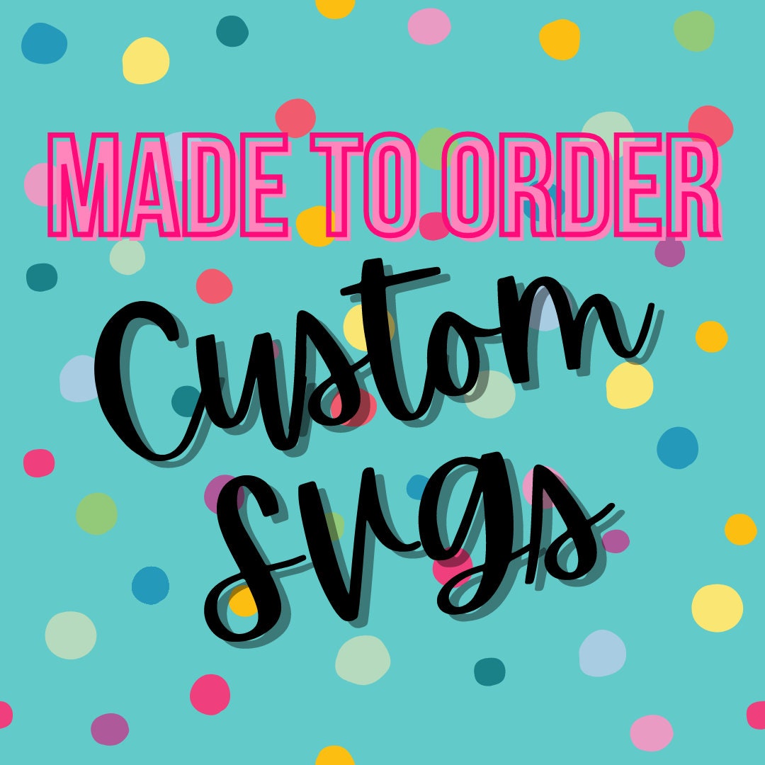 Custom Svgs Made to Order SVG File for Digital Planner, Cricut ...