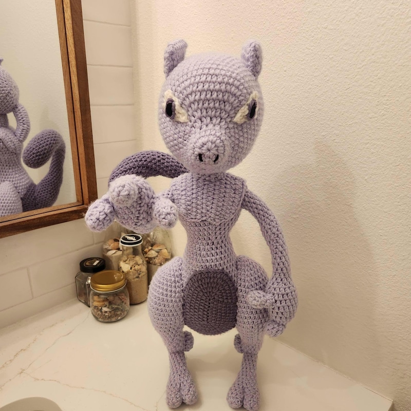 Mewtwo Amigurumi - Etsy