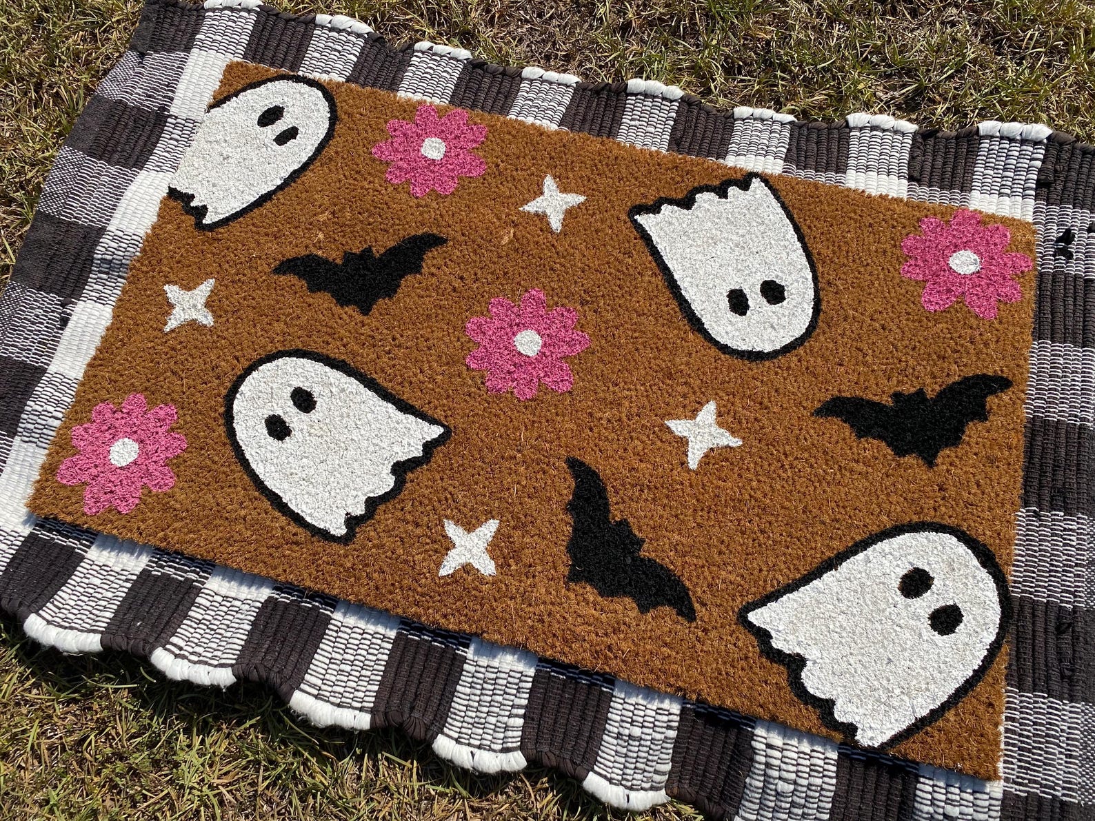 Spooky Print Doormat, Fall Doormat, Halloween Doormat, Fall Decor ...