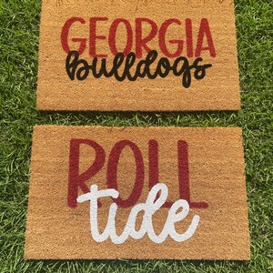 Sports Team Doormat, NFL Doormat, College Football Doormat, Sports Fan ...