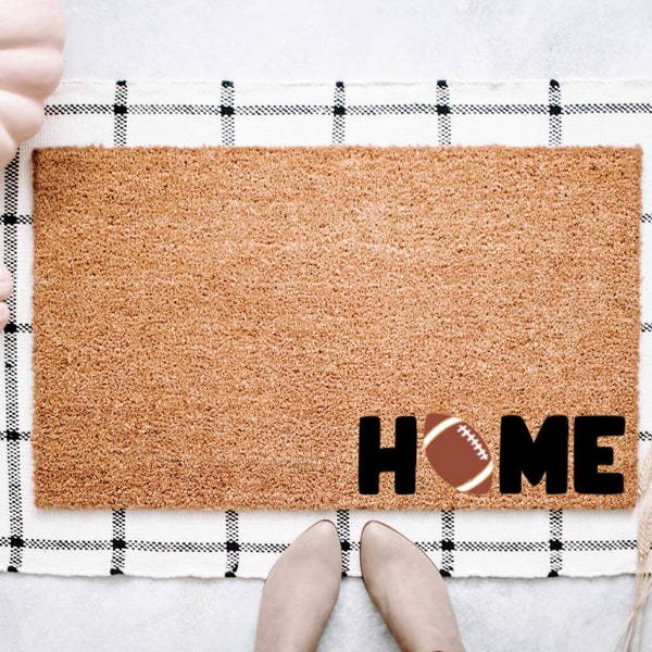 Football Doormat - Etsy