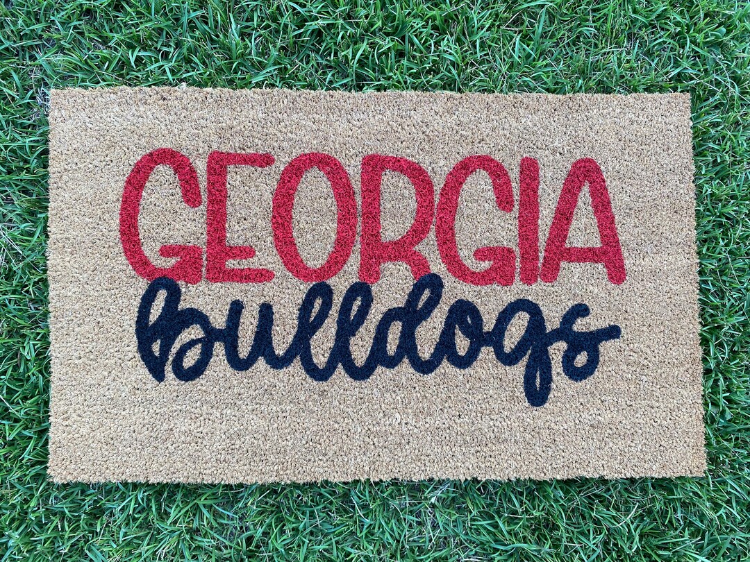 College Sports Team Doormat, College Football Doormat, Sport Fan ...