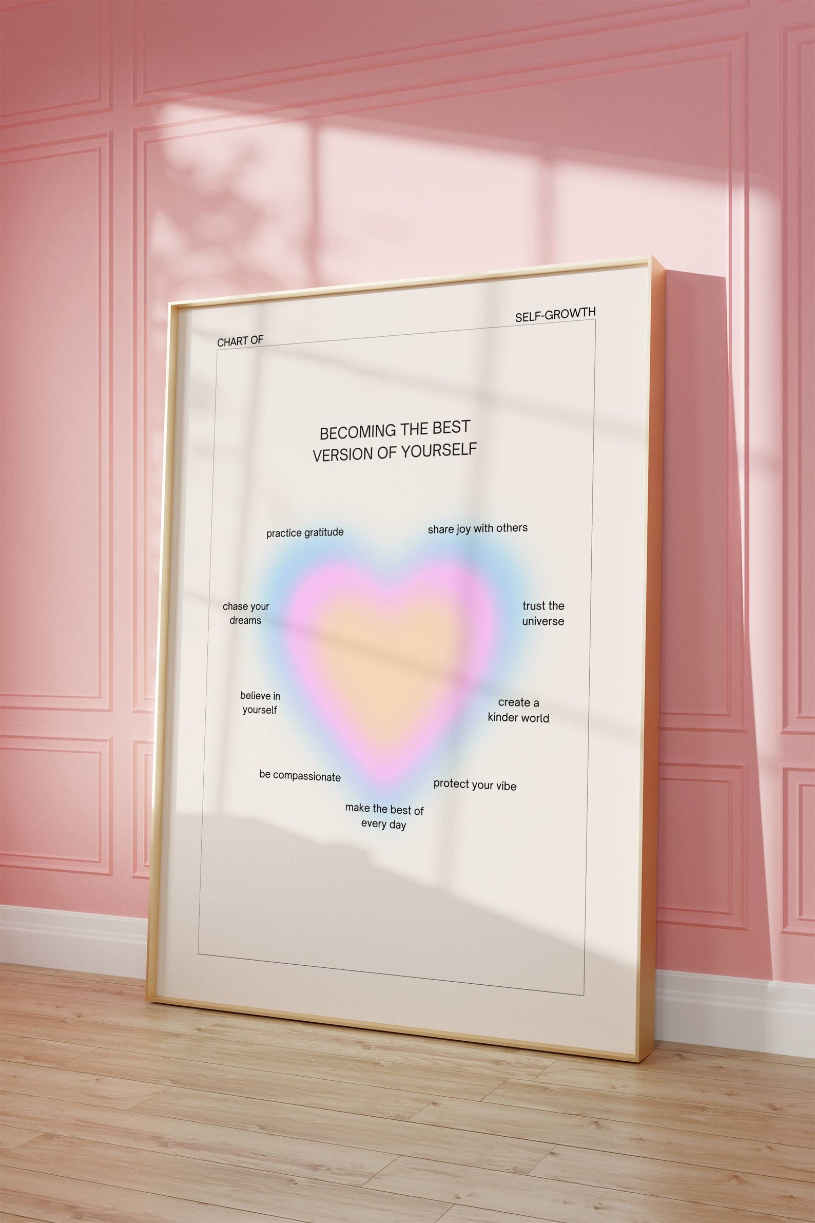 Self Love Aura Poster Positive Affirmation Wall Art Aura - Etsy