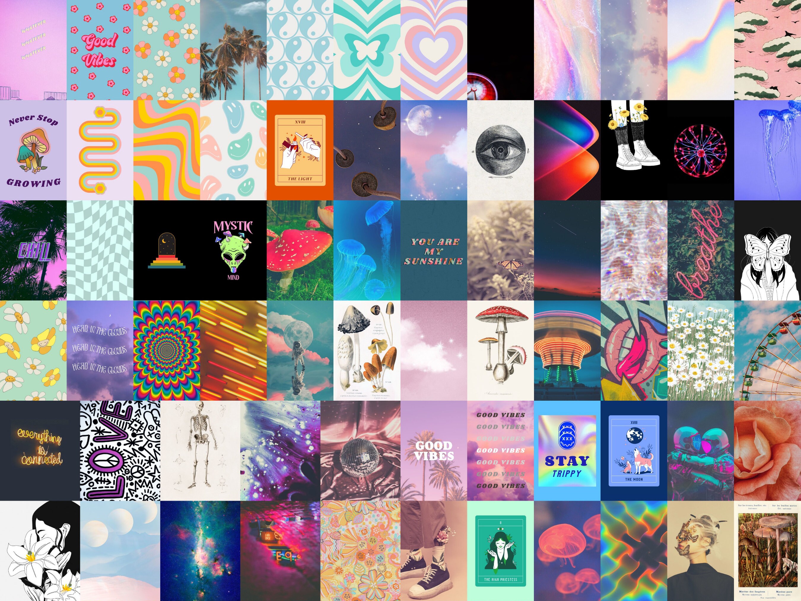 Good Vibes Trippy Wallpaper