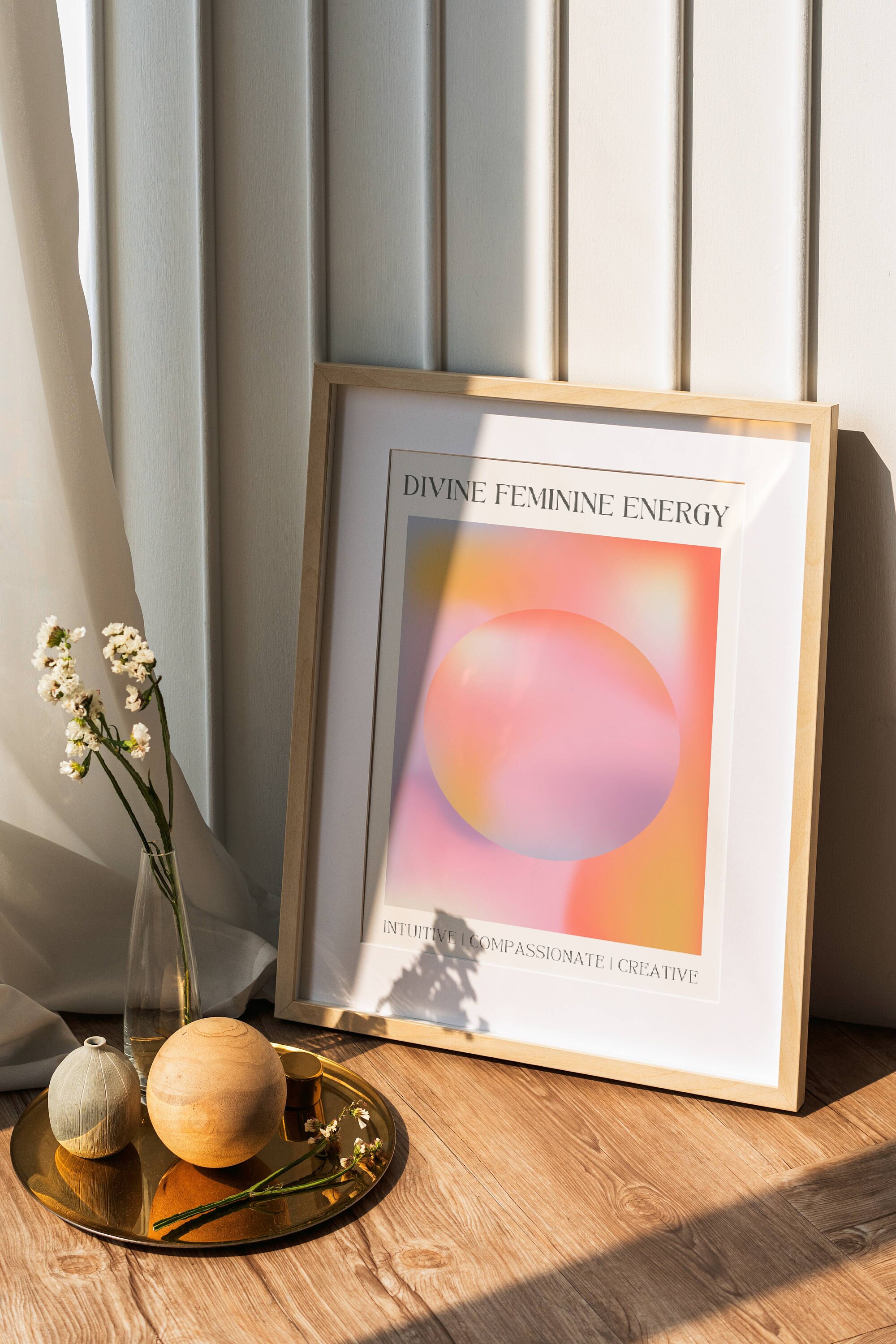 Divine Feminine Energy Aura Poster Spiritual Energy Art - Etsy