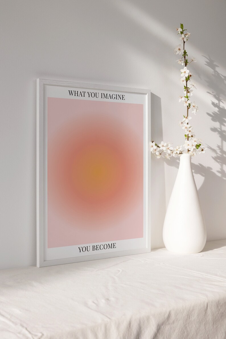 Aura Poster 3 Piece Wall Art Aura Energy Spiritual Gradient - Etsy