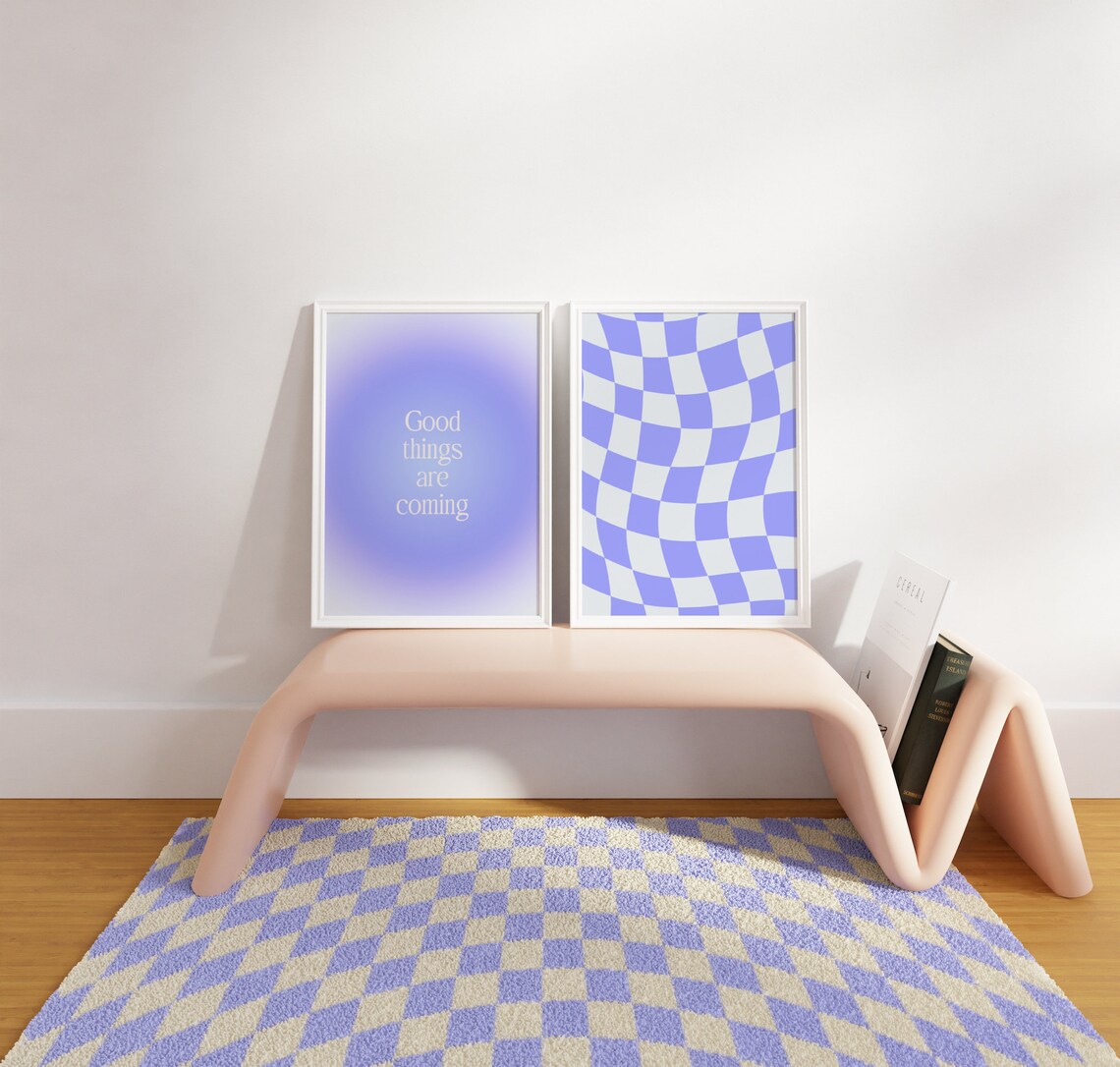 Good Things Are Coming Printable Purple Aura Poster Set of 2 - Etsy